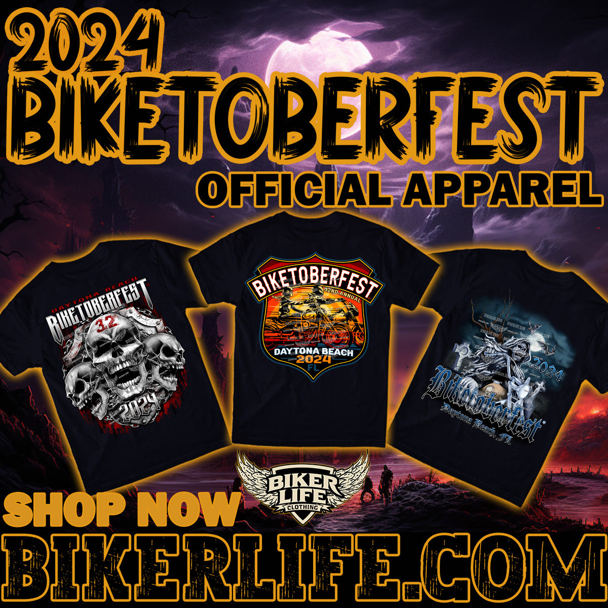 2024 Biketoberfest Daytona Beach – BIKER LIFE CLOTHING
