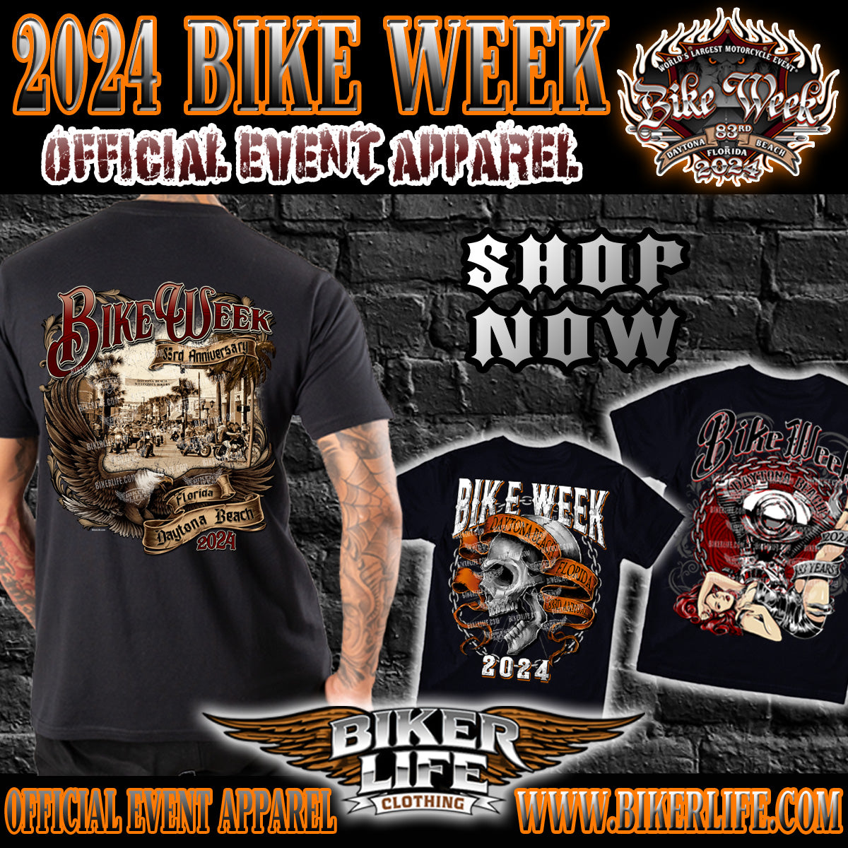 2024 Bike Week – BIKER LIFE CLOTHING