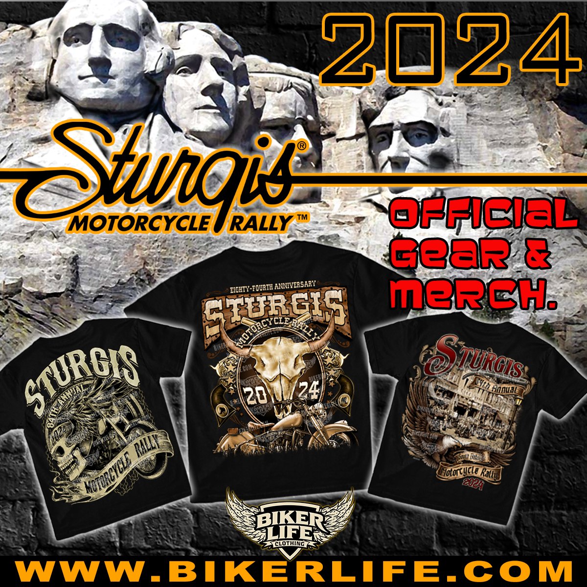 2024 Sturgis Motorcycle Rally – BIKER LIFE CLOTHING