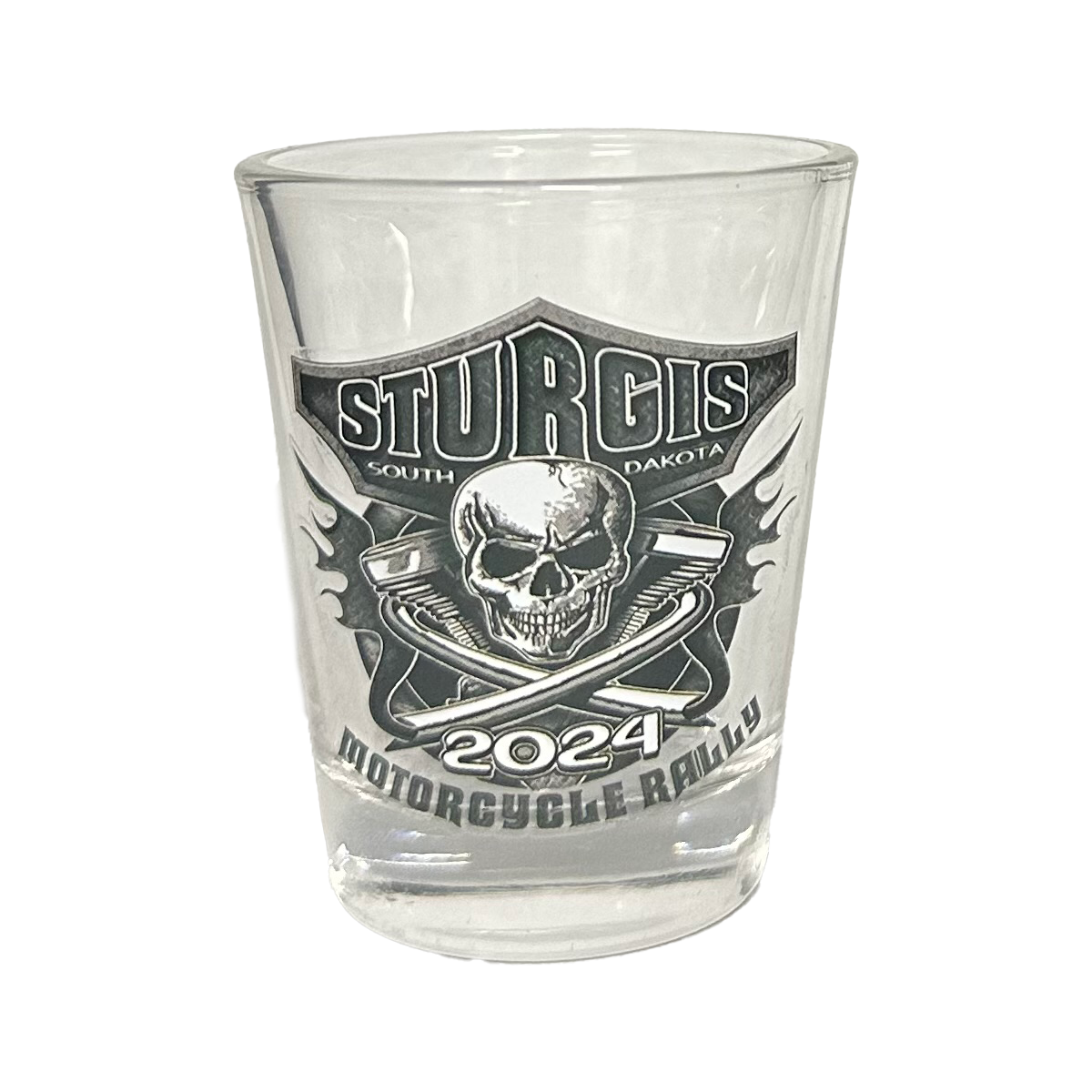 2024 Sturgis Motorcycle Rally Engine Skull Shot Glass – BIKER LIFE CLOTHING
