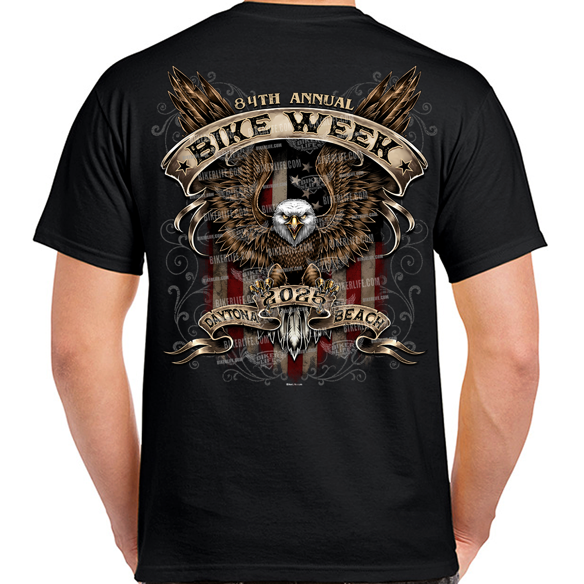 2025 Bike Week Daytona Beach Vintage American Eagle T-Shirt – BIKER ...