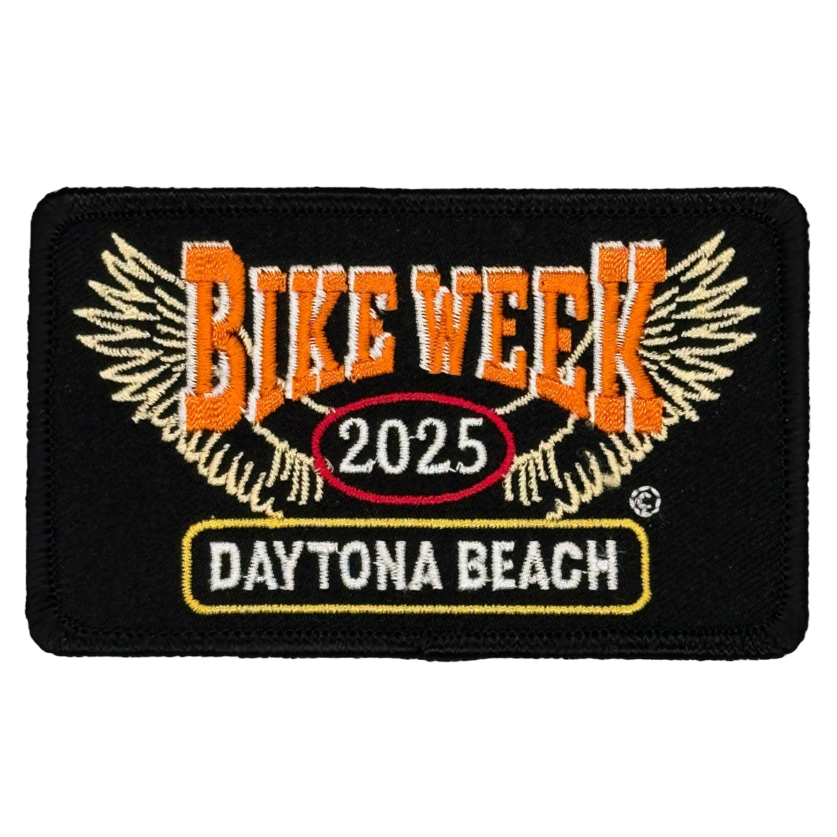 2025 Bike Week Daytona Beach Eagle Wings Patch – BIKER LIFE CLOTHING