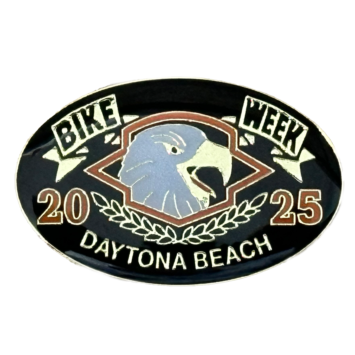2025 Bike Week Daytona Beach Golden Eagle Pin – BIKER LIFE CLOTHING