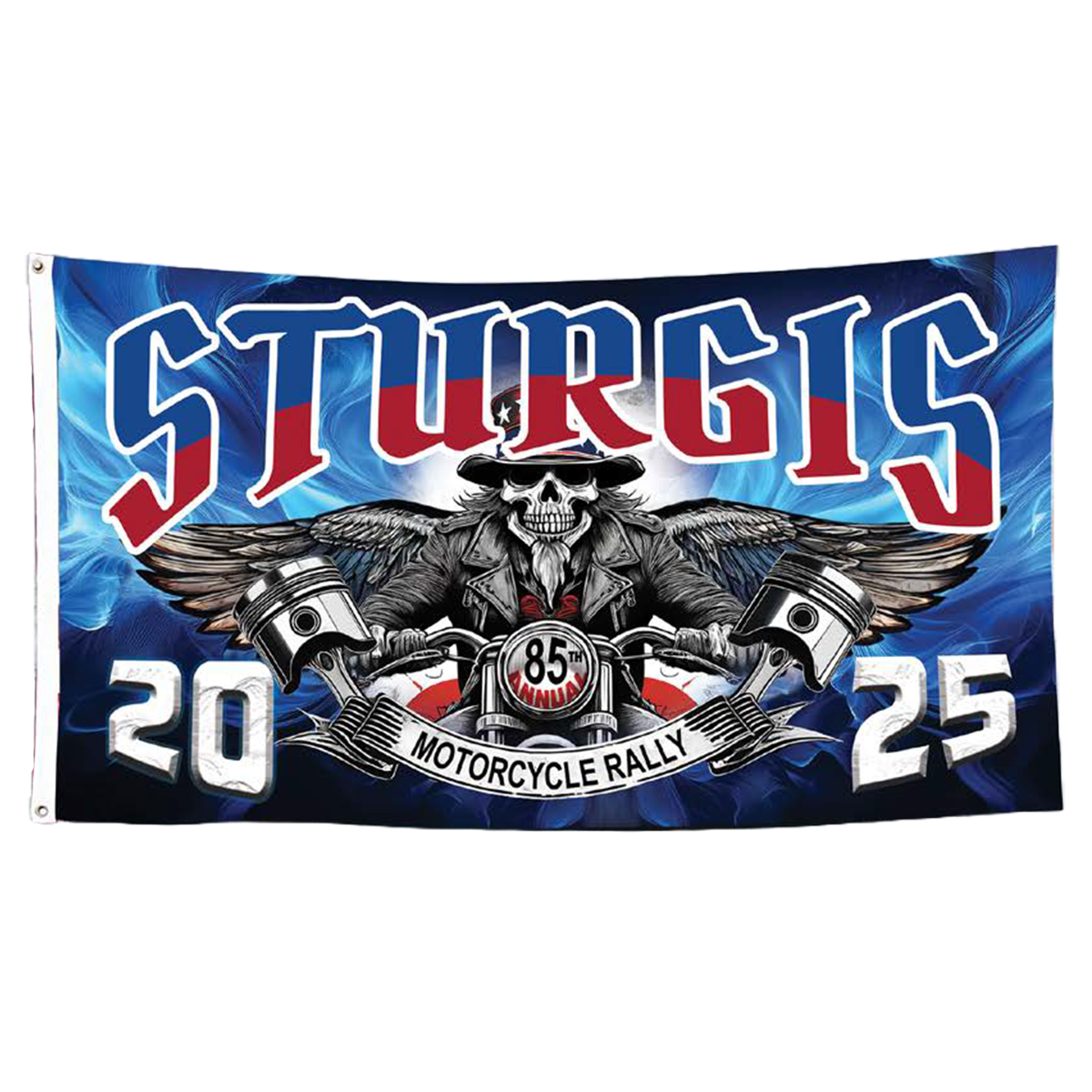 Flag 2025 Sturgis Rally 85th Annual Winged Rider – BIKER LIFE CLOTHING
