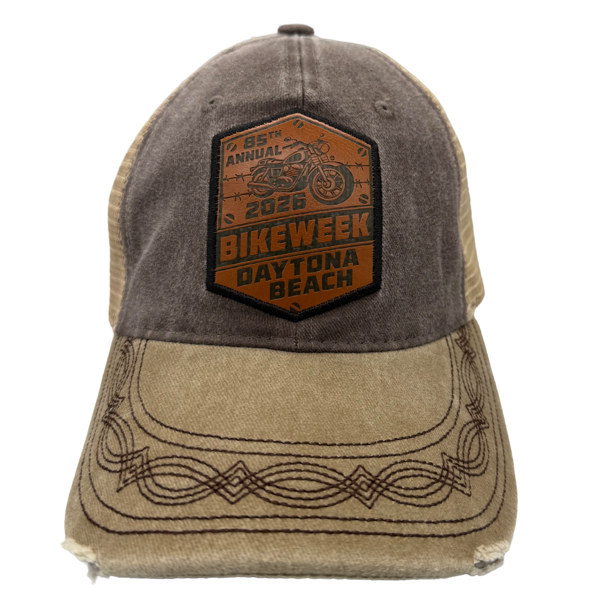 Hat 2026 Bike Week Daytona Beach Leather Patch – BIKER LIFE CLOTHING