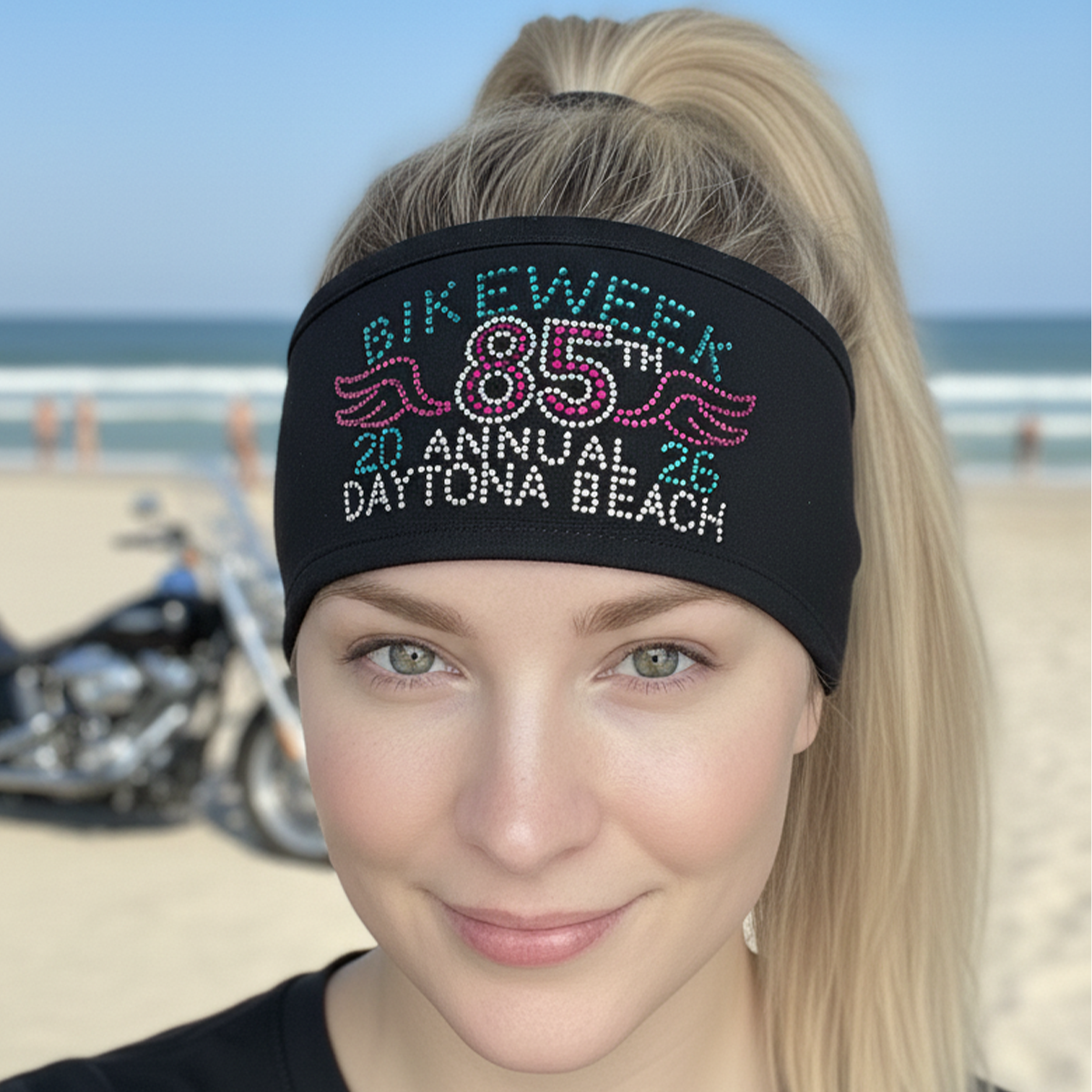 Headband 2026 Bike Week Daytona Beach Bling – BIKER LIFE CLOTHING