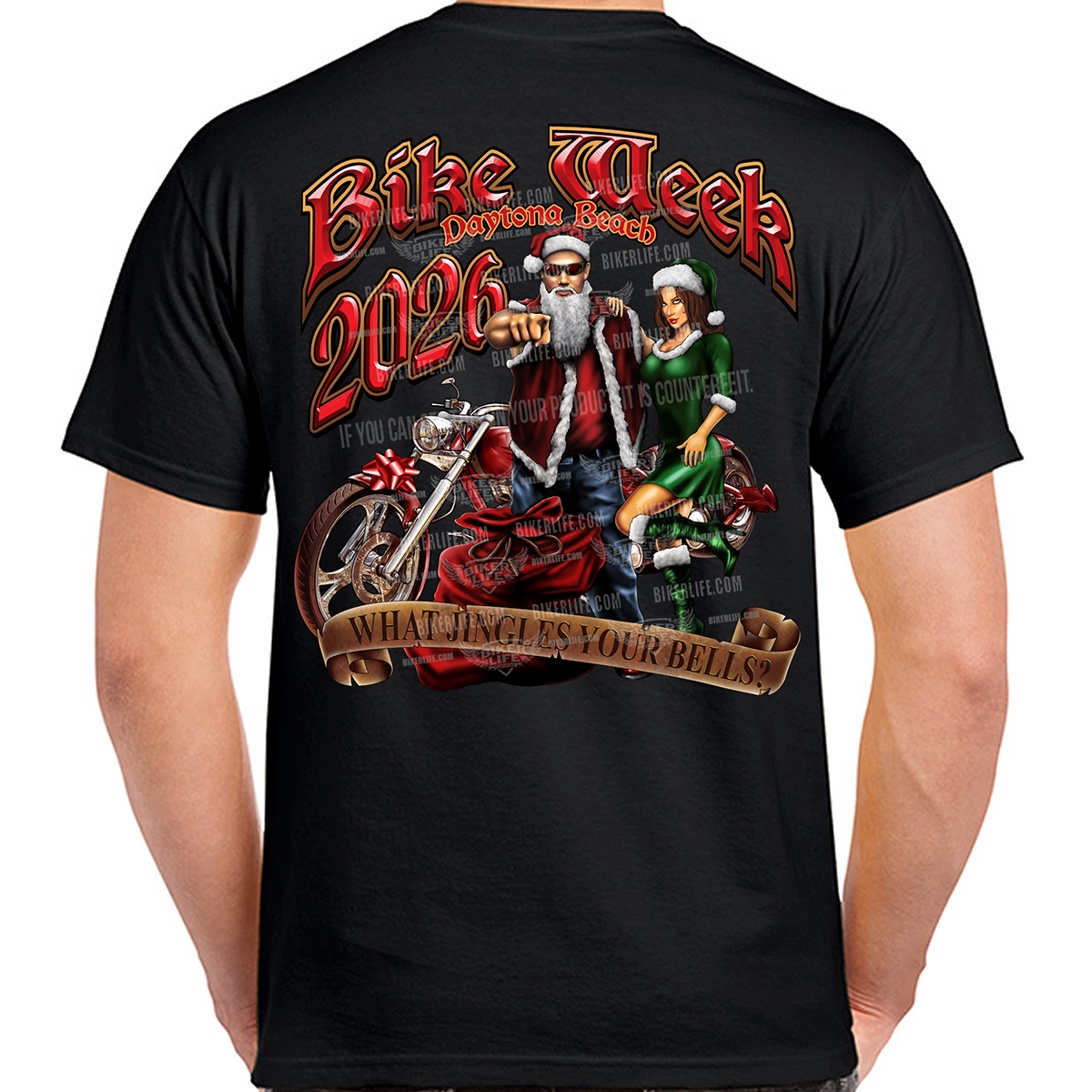 T-Shirt 2026 Bike Week Daytona Beach Santa Special Edition – BIKER LIFE ...