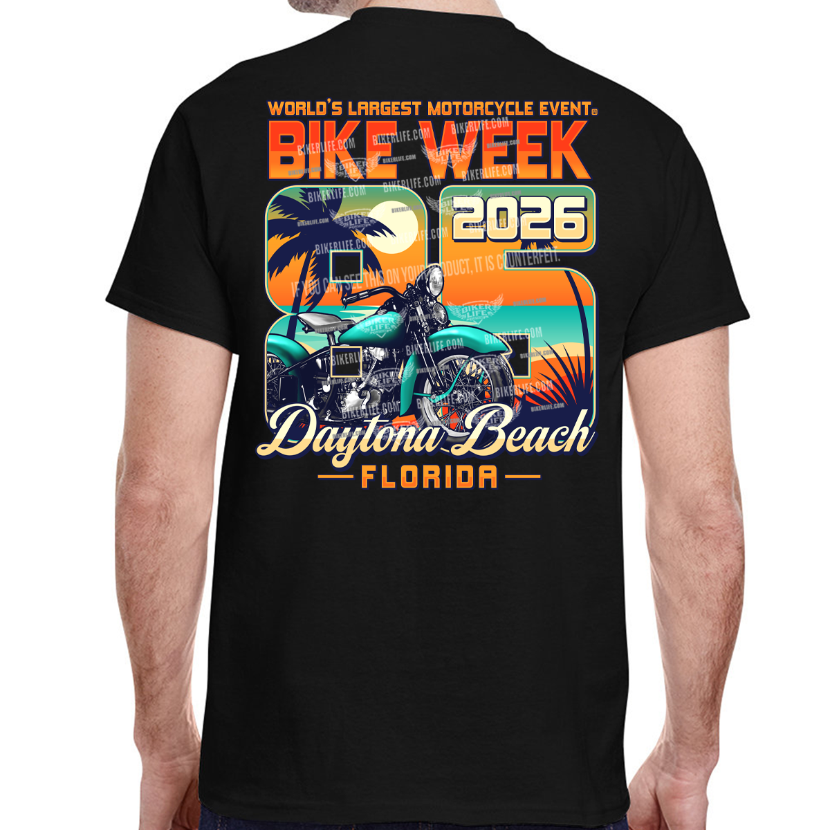T-Shirt 2026 Bike Week Daytona Beach Official Logo – BIKER LIFE CLOTHING