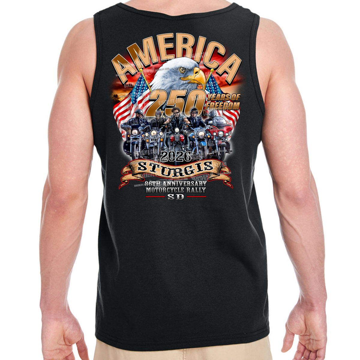 Tank Top 2026 Sturgis Motorcycle America Strong – BIKER LIFE CLOTHING