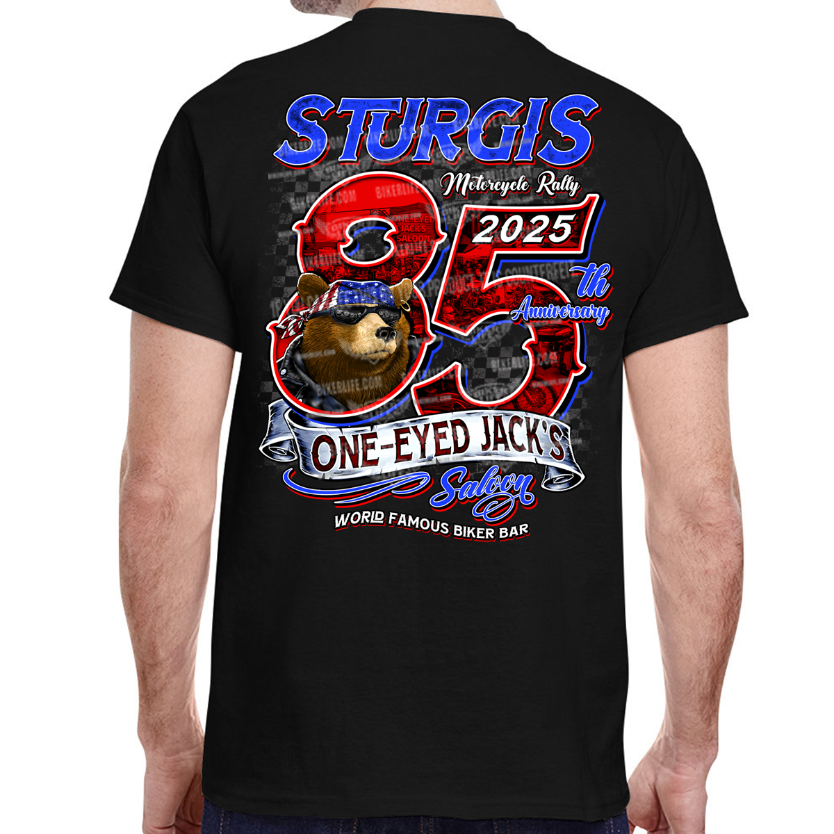 T-Shirt SPECIAL EDITION 2025 Sturgis Motorcycle Rally One Eyed Jack's ...