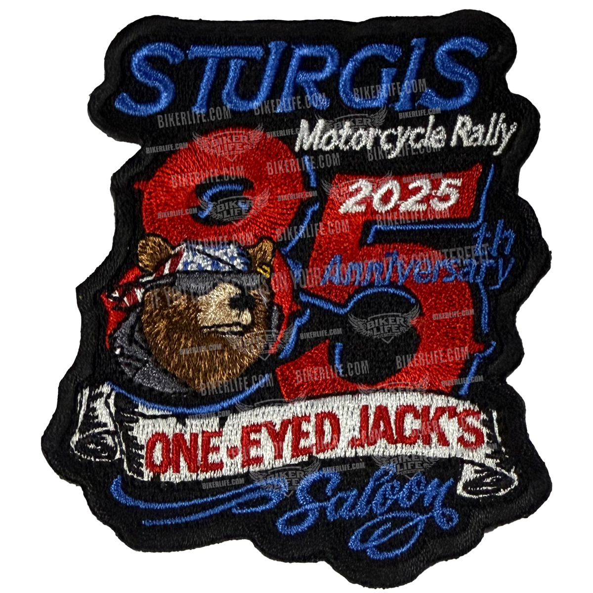 Patch SPECIAL EDITION 2025 Sturgis Motorcycle Rally One Eyed Jack's Sa ...