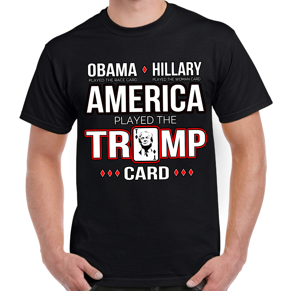 Trump Card T-Shirt – BIKER LIFE CLOTHING