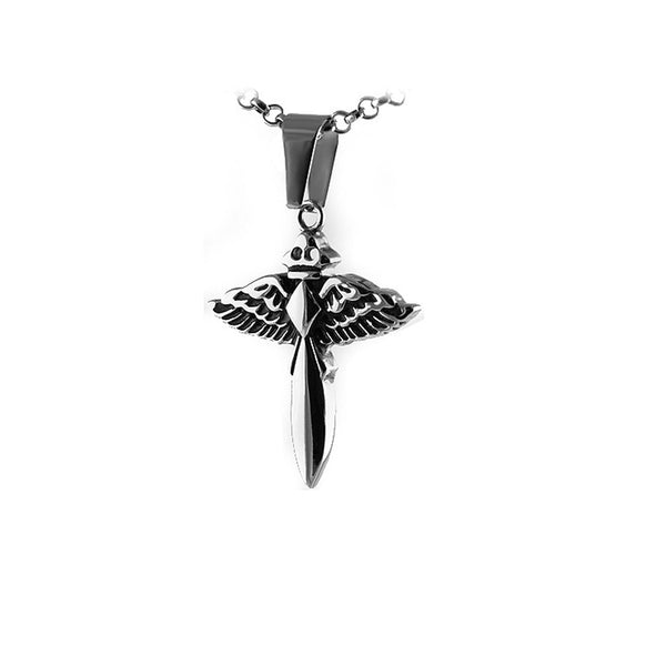 Stainless Steel Winged Dagger Pendant – BIKER LIFE CLOTHING